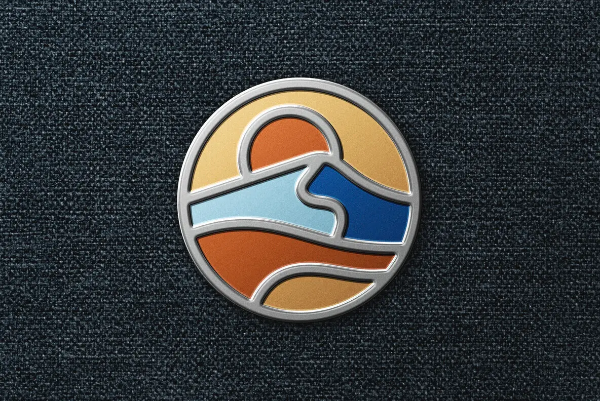 Enamel Pin Logo Mockup Mockups - YouWorkForThem