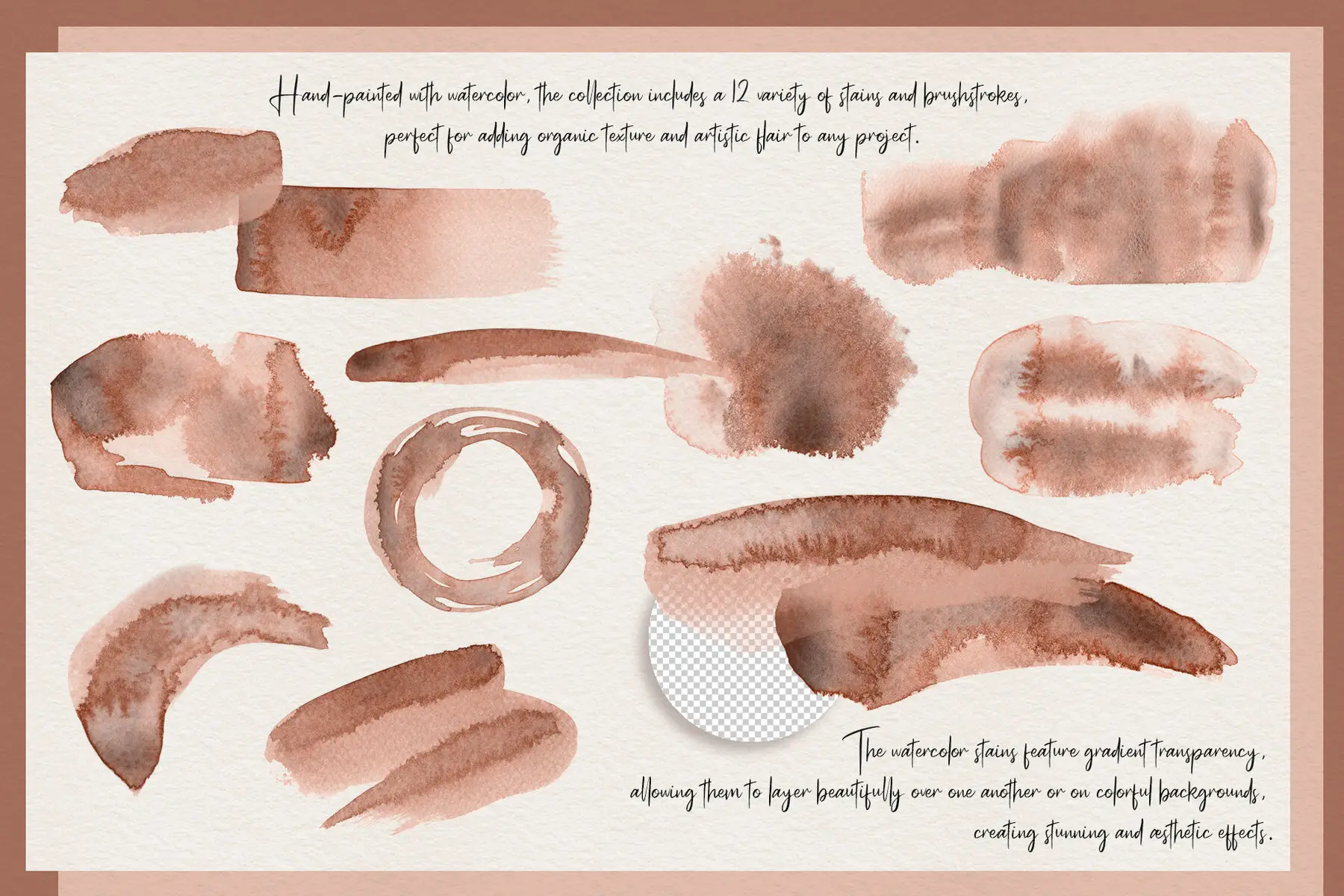 Mocha Mousse Watercolor Collection Graphics - YouWorkForThem