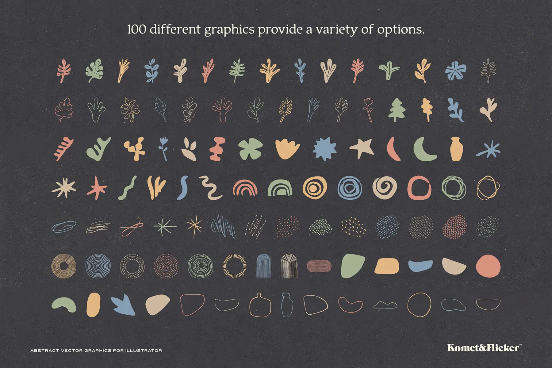 Abstract Vector Graphics for Illustrator Graphics - YouWorkForThem