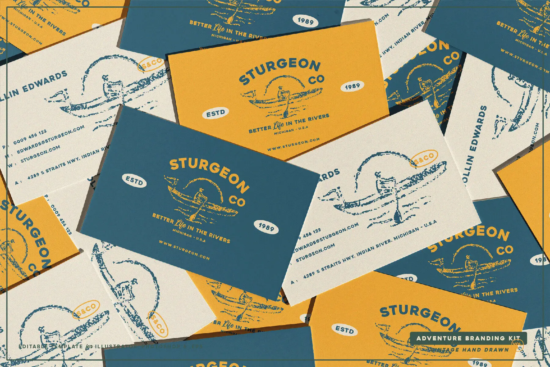 Adventure Branding Kit Logos - YouWorkForThem