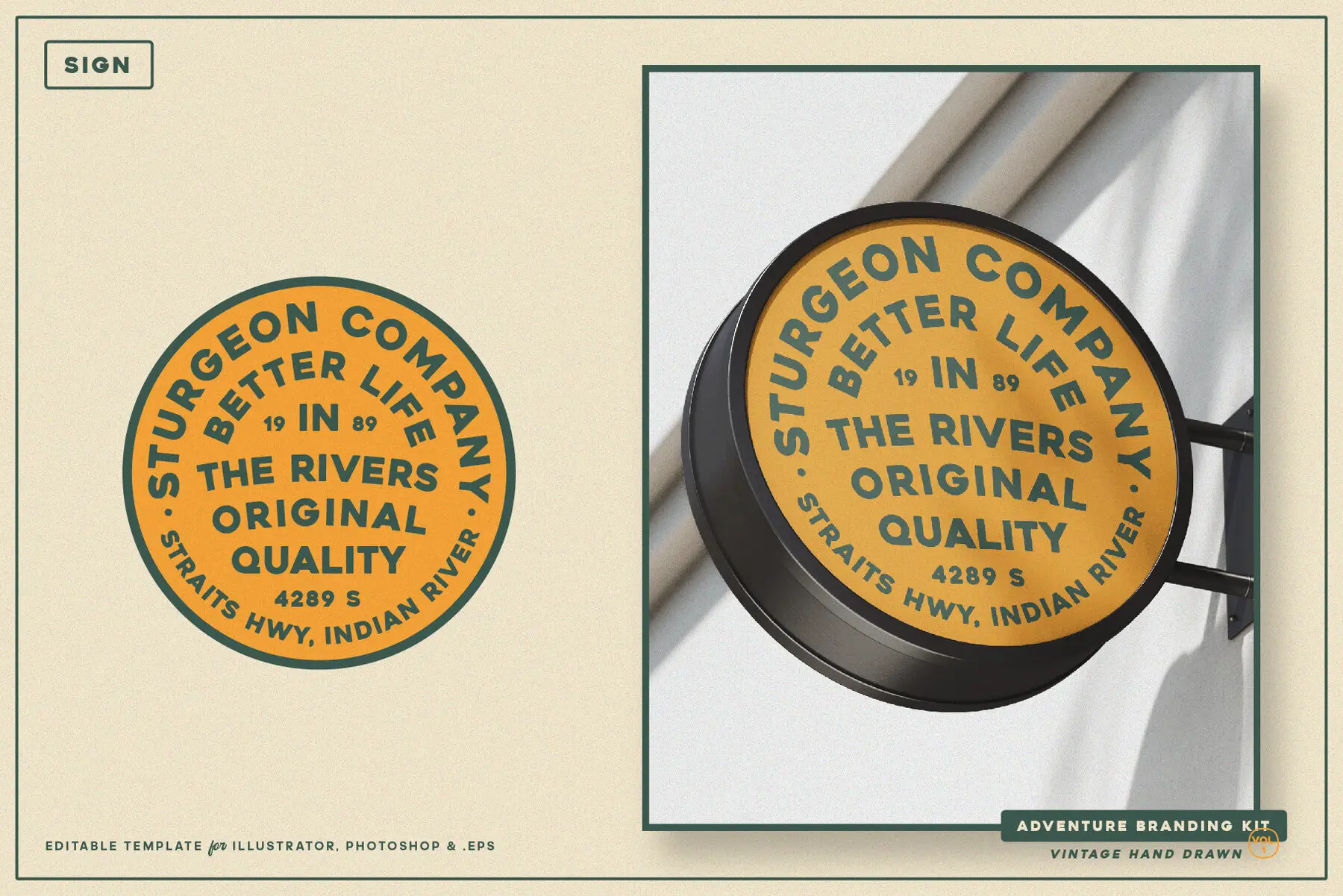 Adventure Branding Kit Logos - YouWorkForThem