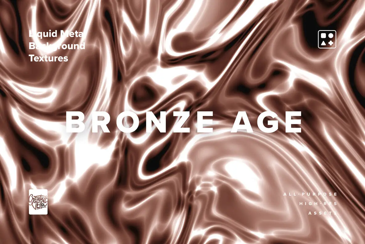 Metal Flow - Liquid Metal Background Textures Graphics - YouWorkForThem