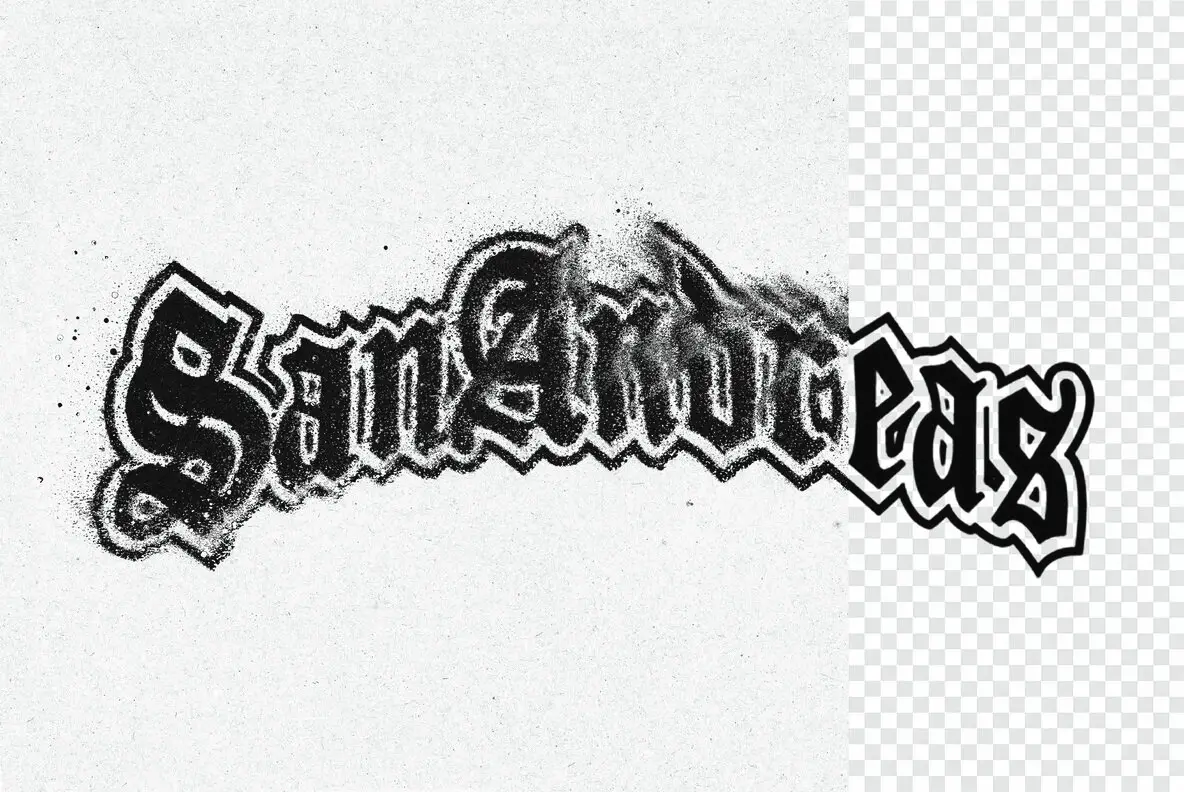 Dust Distortion Text and Logo Effect - YouWorkForThem