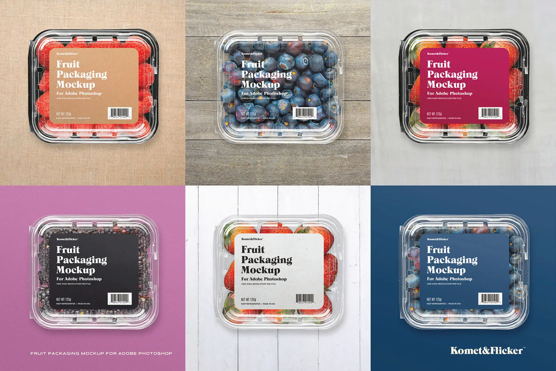 Fruit Packaging Mockup for Photoshop Mockups - YouWorkForThem
