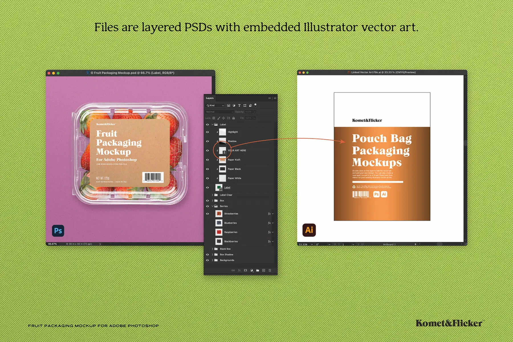 Fruit Packaging Mockup for Photoshop Mockups - YouWorkForThem