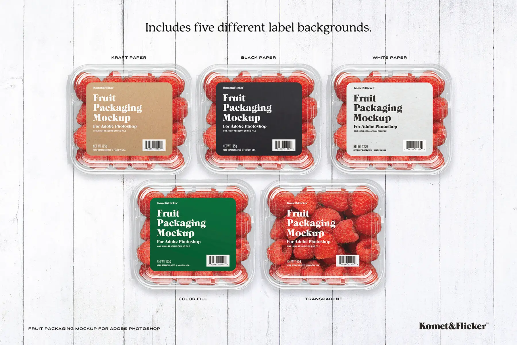Fruit Packaging Mockup for Photoshop Mockups - YouWorkForThem