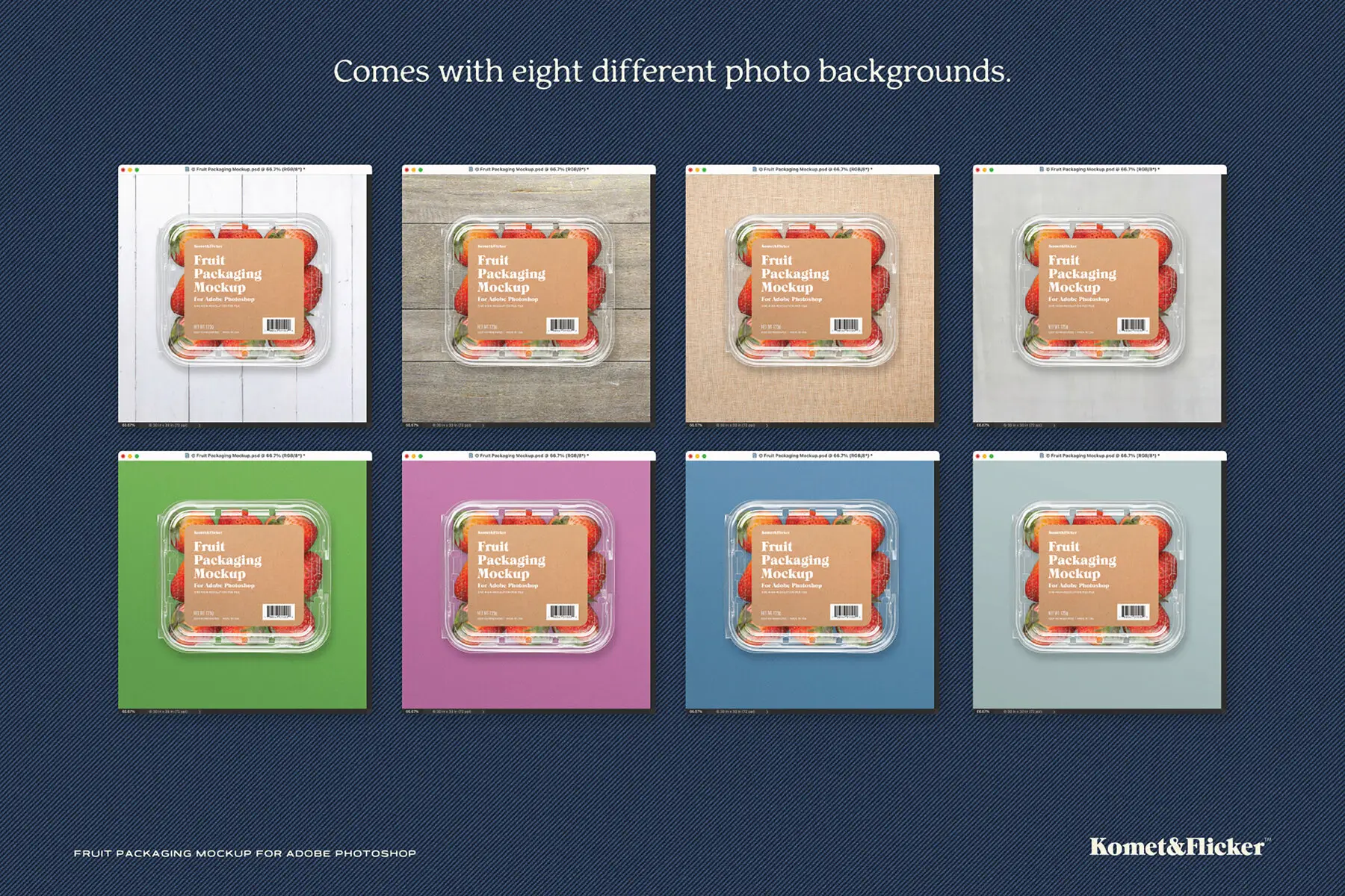 Fruit Packaging Mockup for Photoshop Mockups - YouWorkForThem