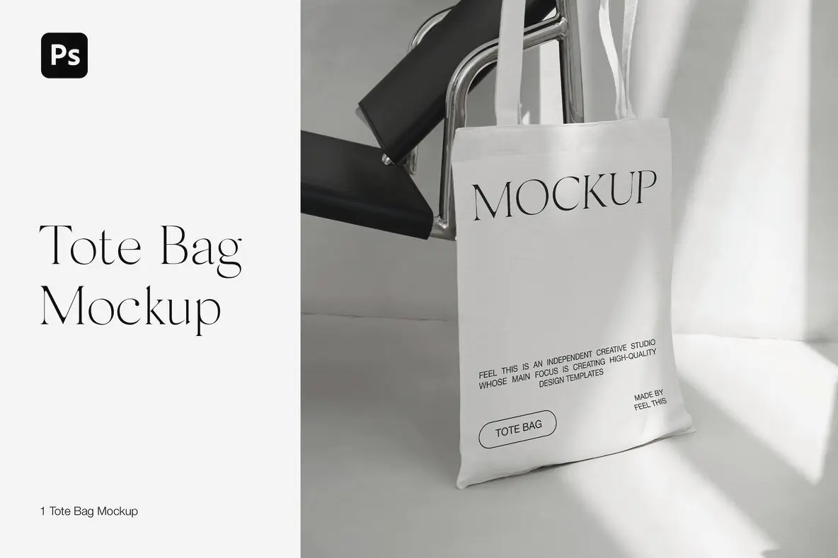 Tote Bag Mockup for Photoshop PSD Graphics - YouWorkForThem