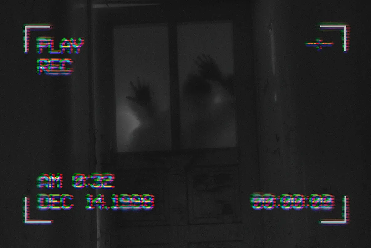 Glitch VHS Text Effect - YouWorkForThem