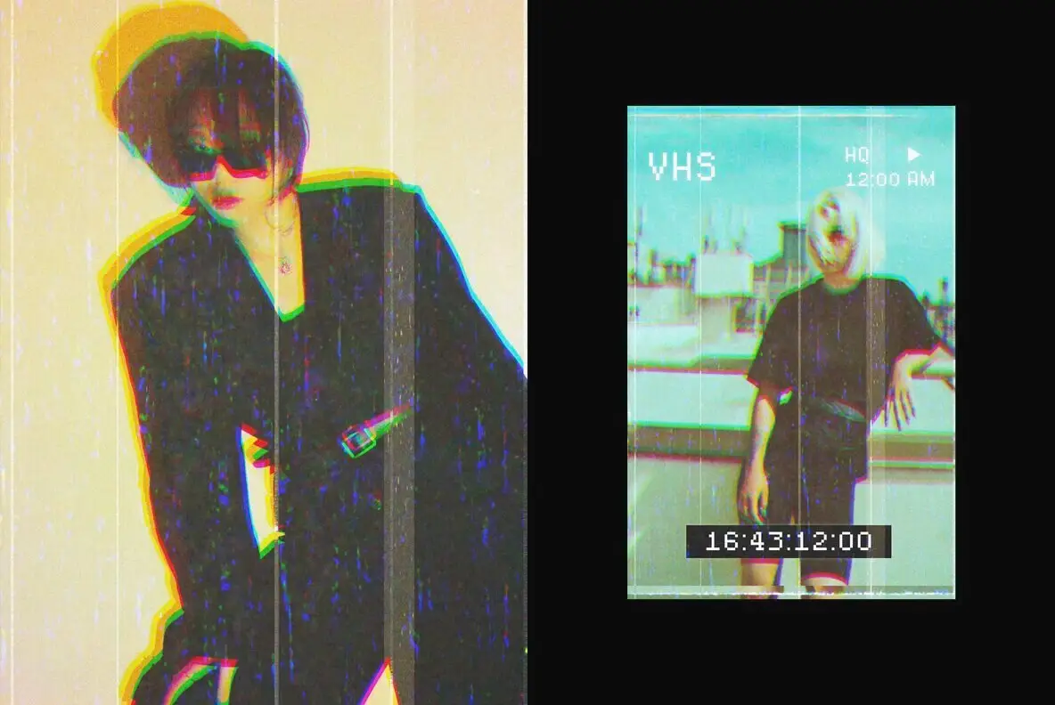 VHS Tape Effect - YouWorkForThem