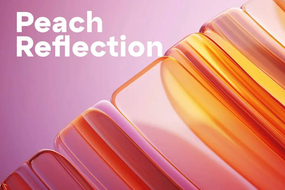 Peach Reflection Graphics - YouWorkForThem