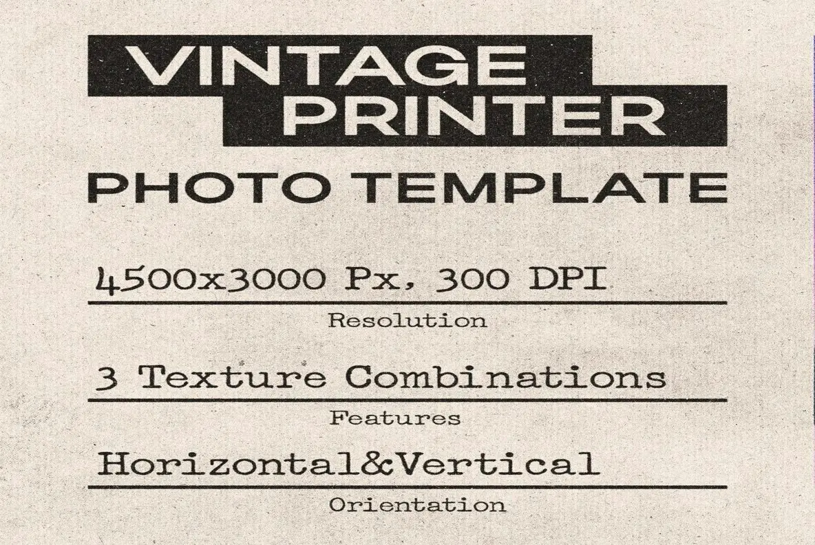 Authentic Vintage Printer - YouWorkForThem