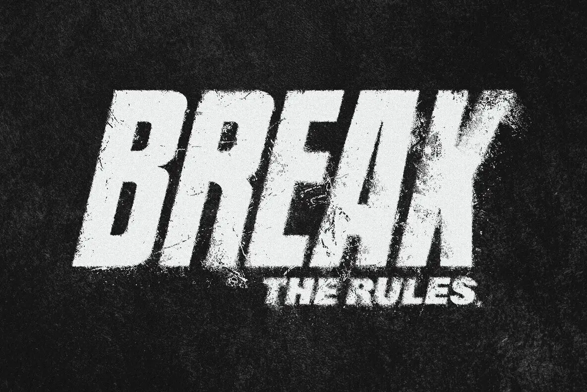 Broken Distortion Text and Logo Effect - YouWorkForThem