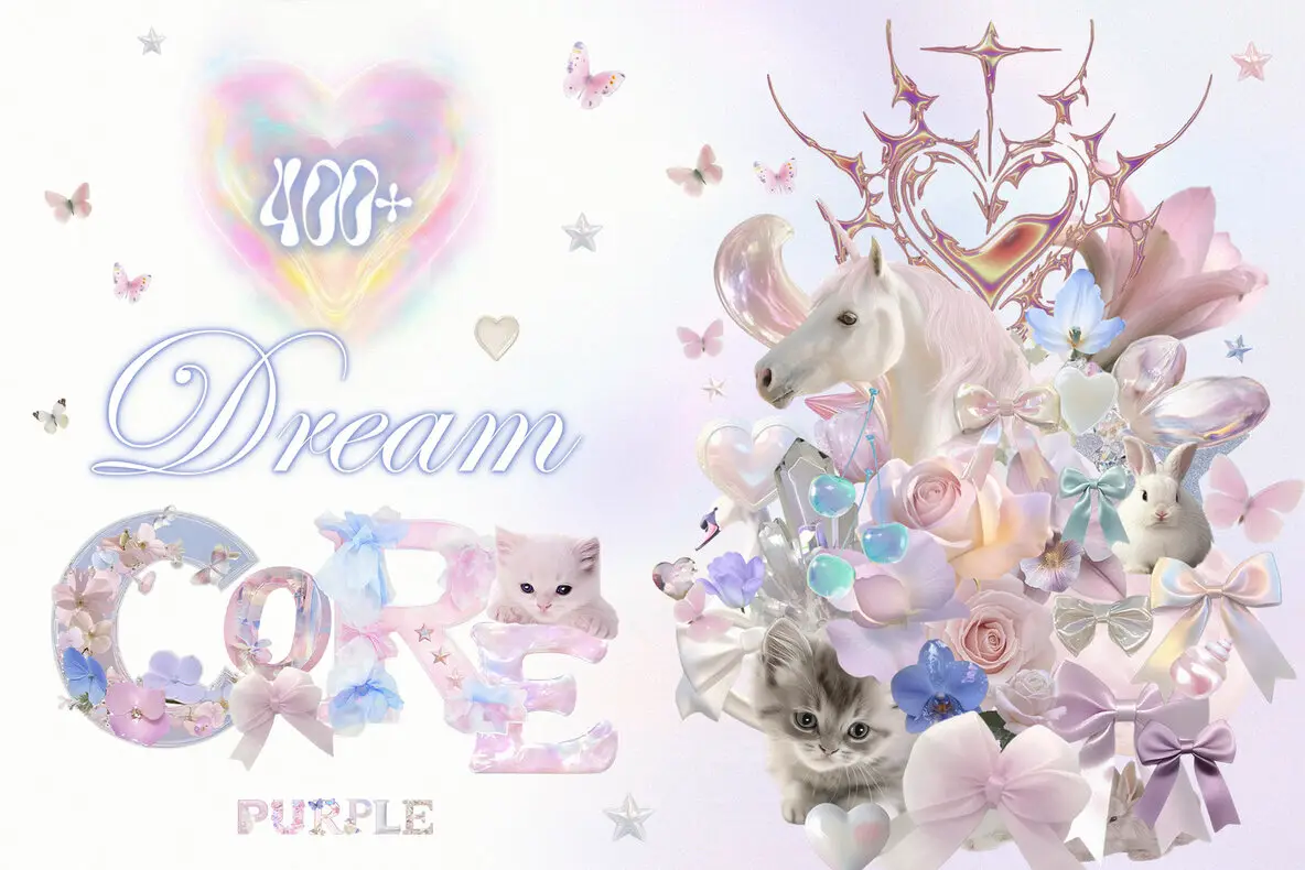 Dreamcore Aesthetic Pack Graphics - YouWorkForThem