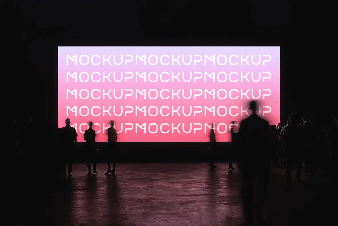 Large Expo Screen Mockup Graphics - YouWorkForThem
