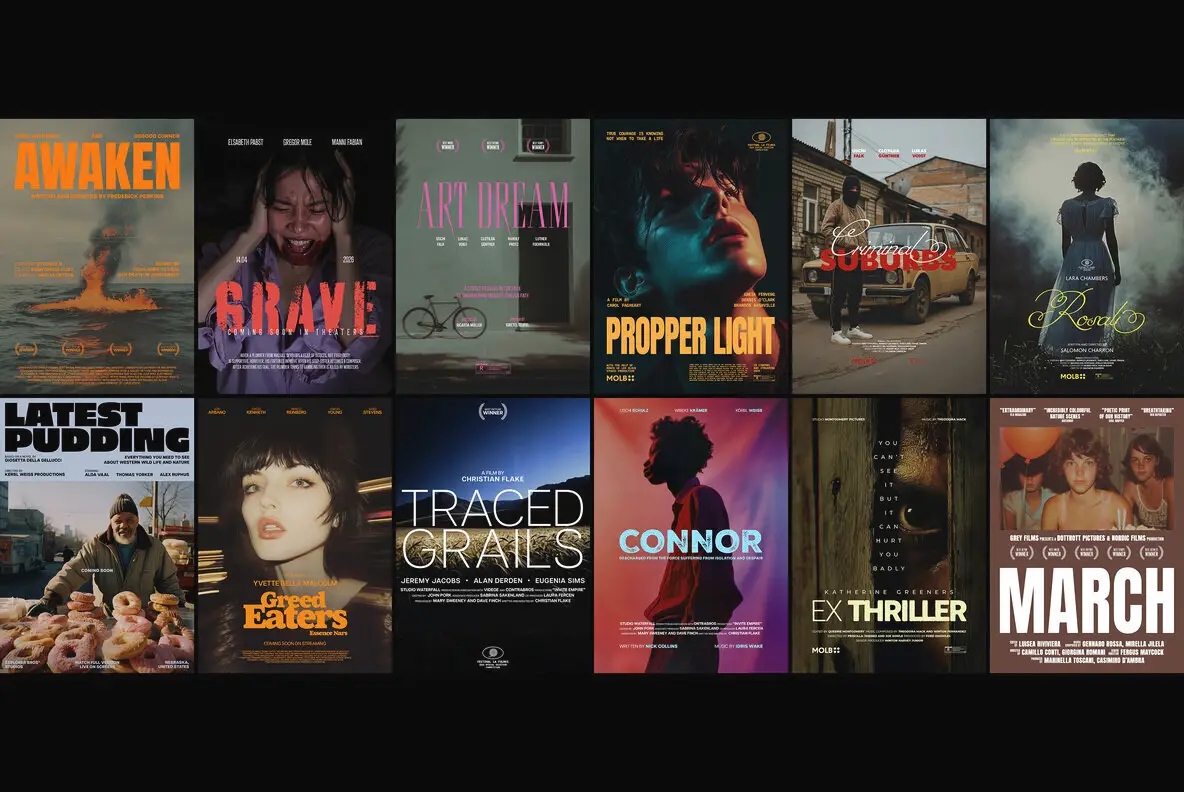 Movie Posters Collection Graphics - YouWorkForThem