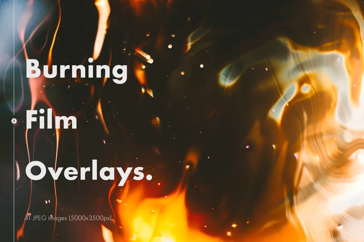 Burning Film Photo Overlays Graphics - YouWorkForThem