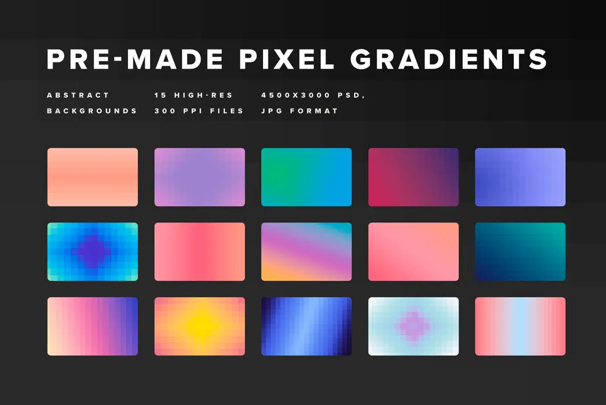 Pixel Gradient Background Textures Gradients - YouWorkForThem