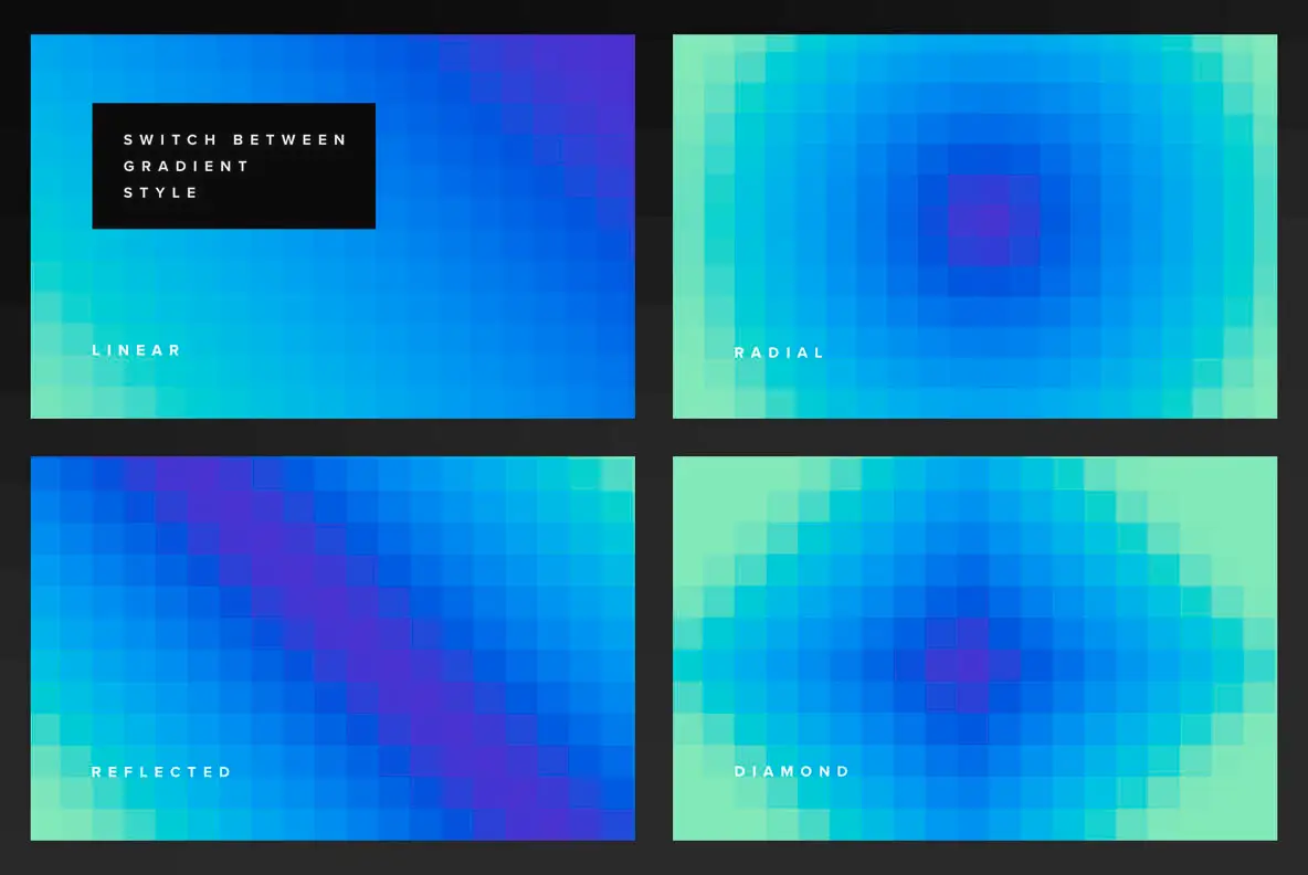 Pixel Gradient Background Textures Graphics - YouWorkForThem