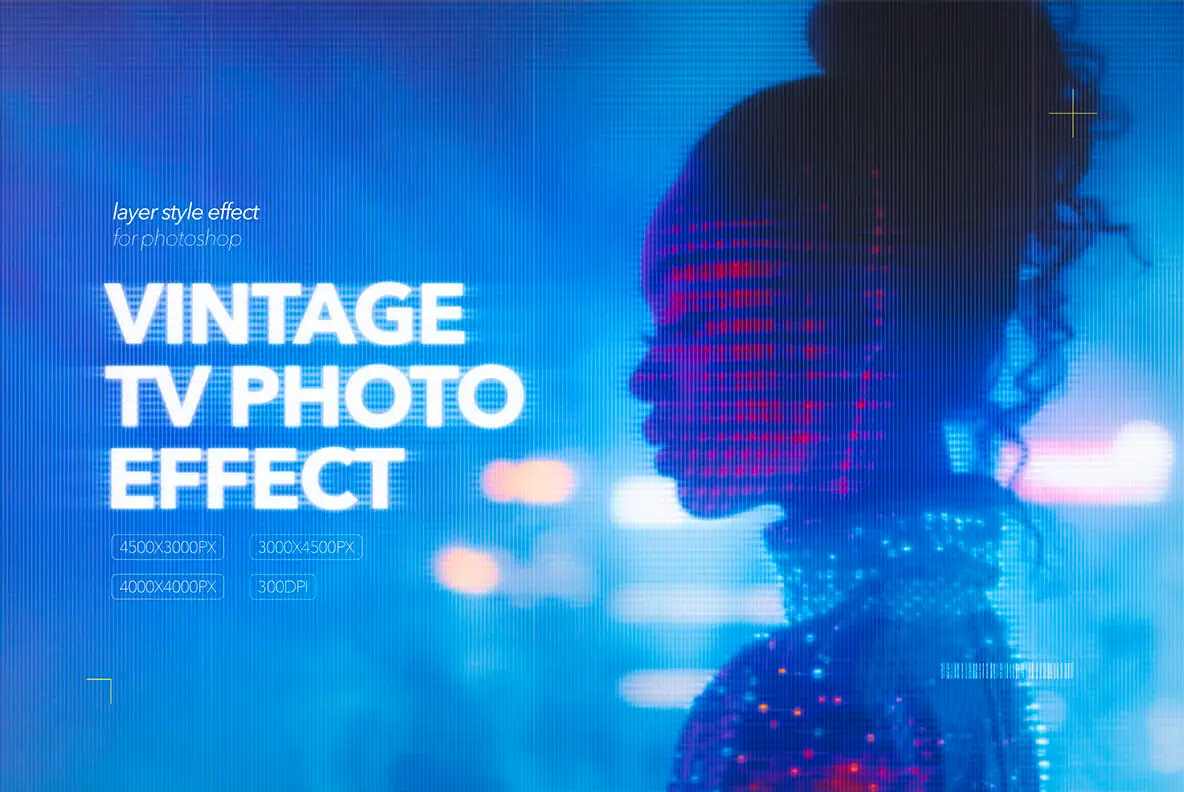 Vintage TV Photo Effect - YouWorkForThem