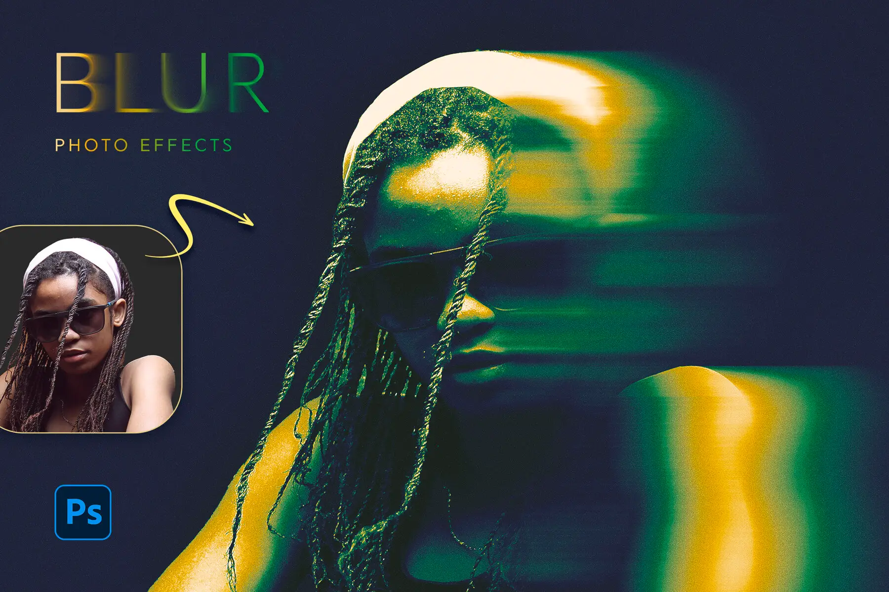 Duotone Blur Photo Effect - YouWorkForThem