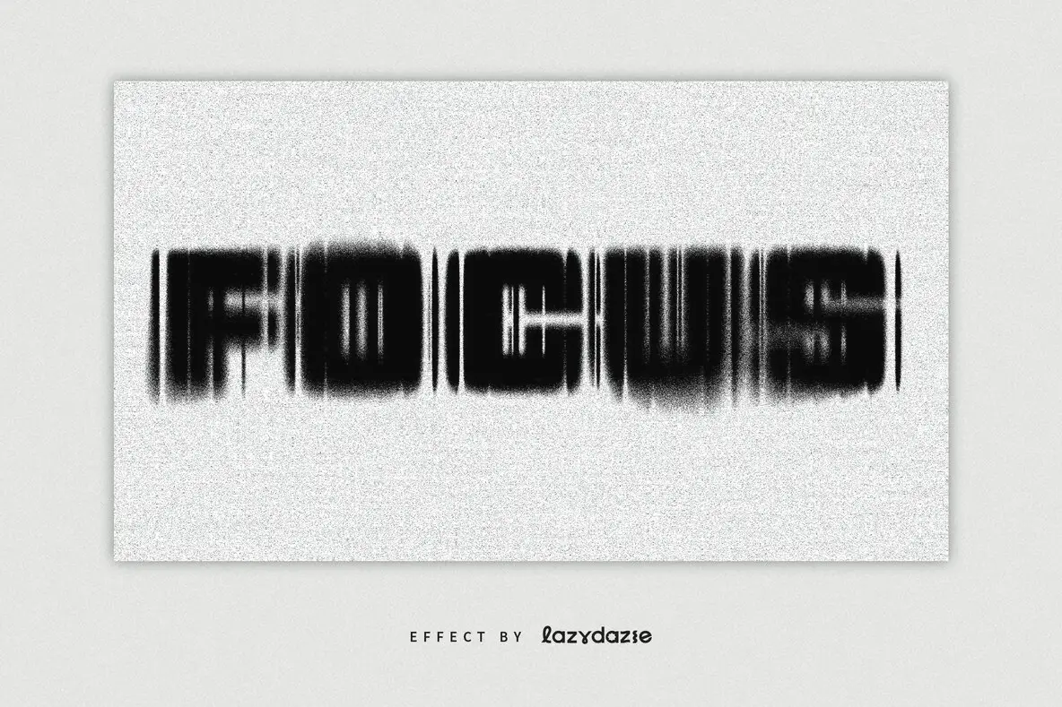 Dissolving Text Effect Mockup - YouWorkForThem