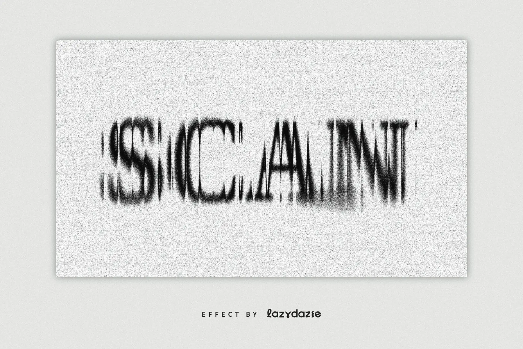 Dissolving Text Effect Mockup - YouWorkForThem