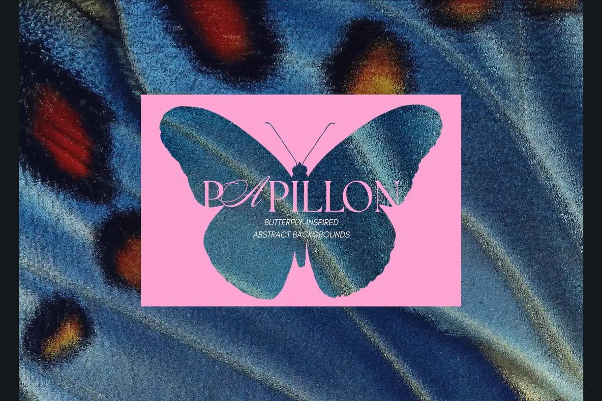 PAPILLON Abstract Textures Graphics - YouWorkForThem