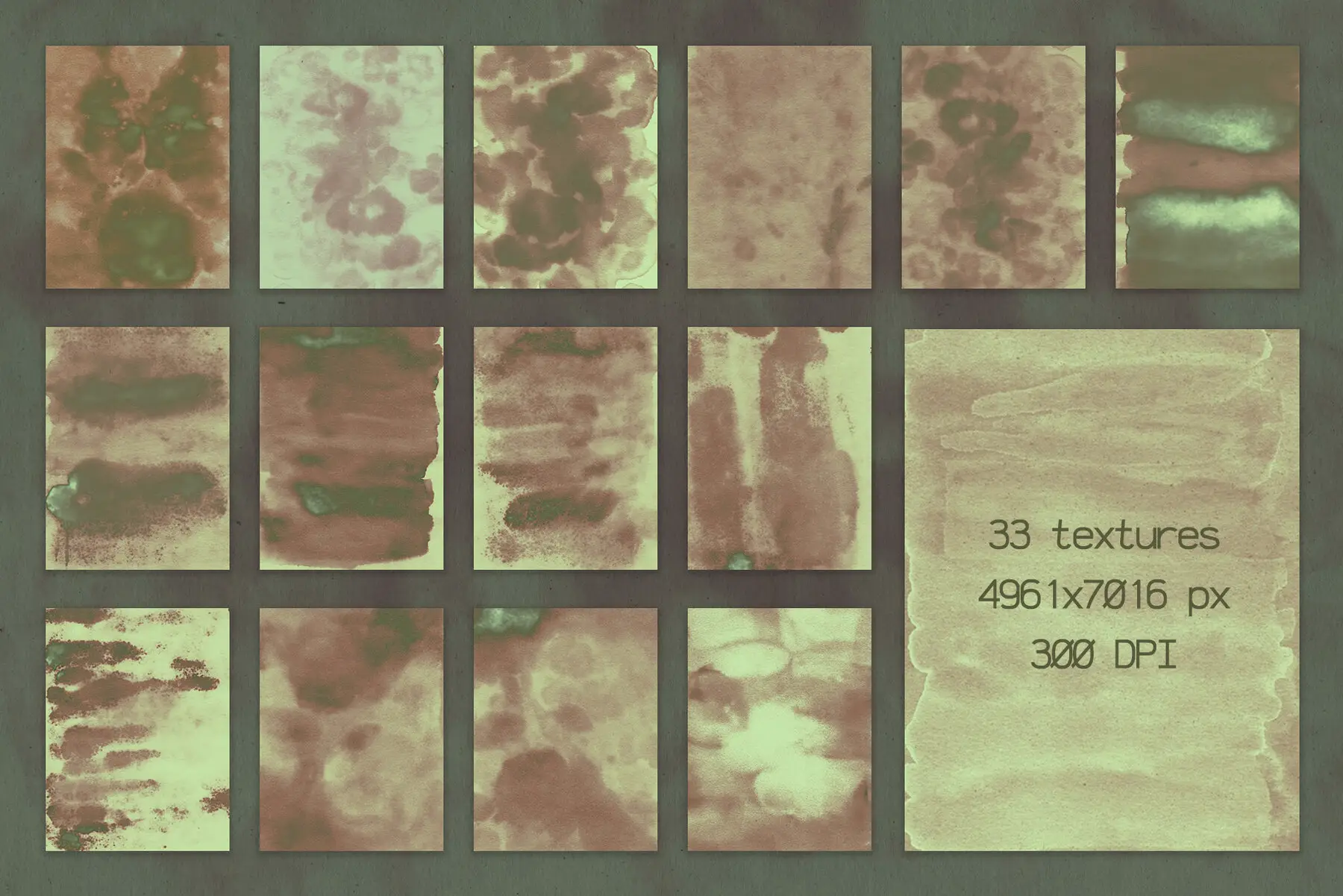 Muted Earth - Grunge Paper Textures Graphics - YouWorkForThem