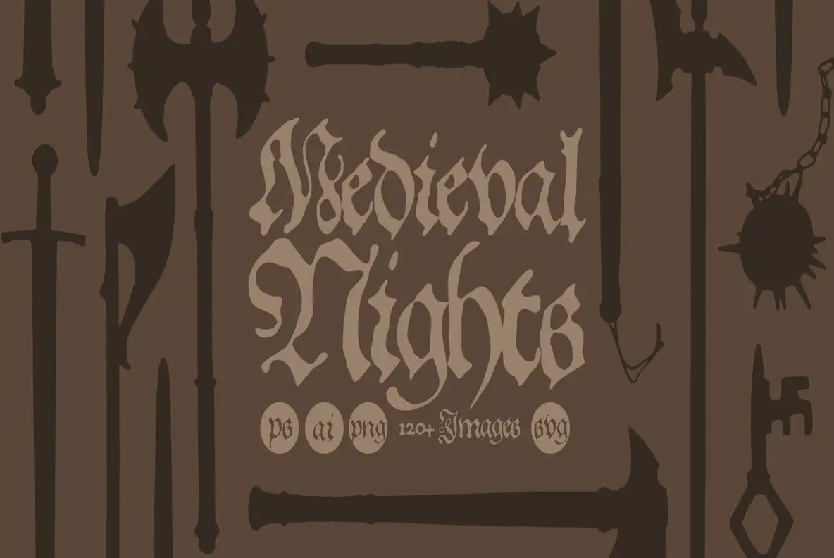 Medieval Nights Graphics Pack Illustrations - YouWorkForThem