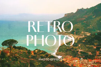 Retro Print Photo Effect - YouWorkForThem