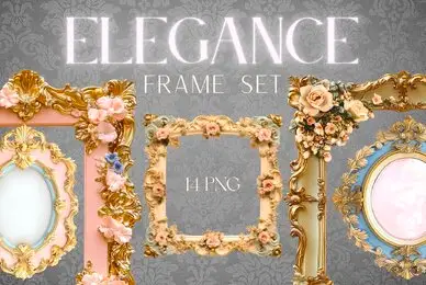 Glaze - Collage Kit with Frames Objects - YouWorkForThem