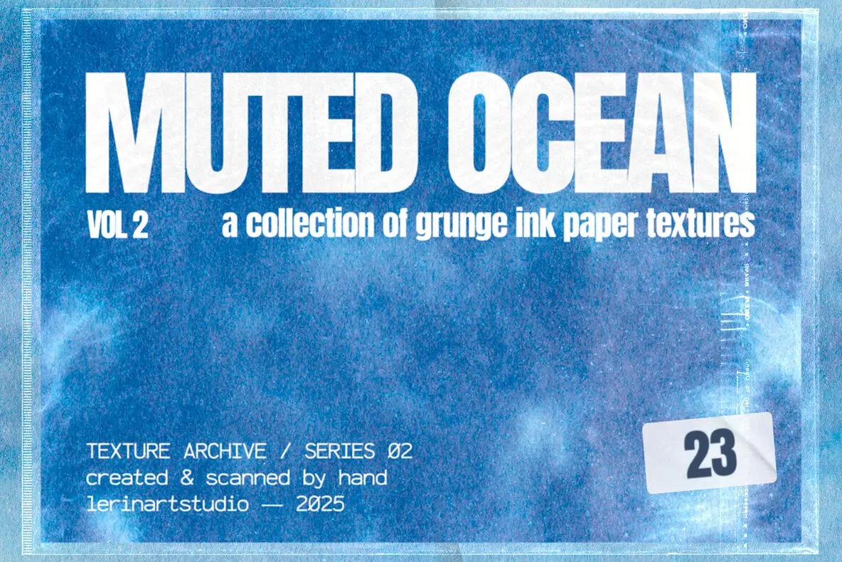 Muted Ocean – Grunge Paper Textures Graphics - YouWorkForThem