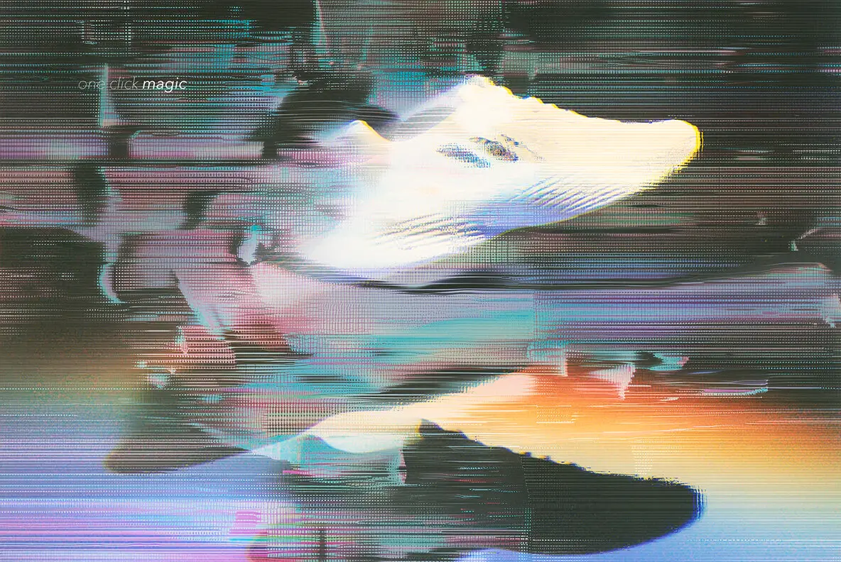 Glitch Distortion Photo Effects - YouWorkForThem