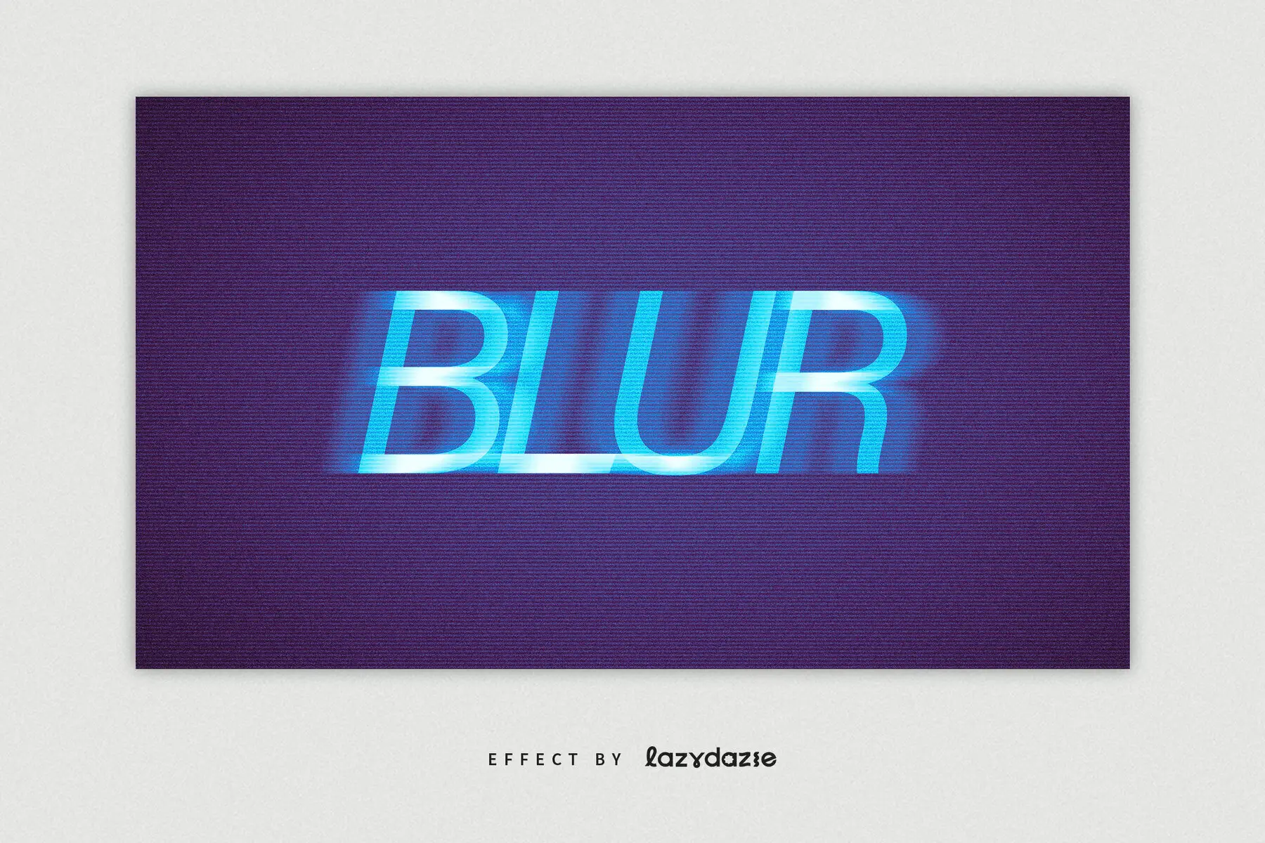 Motion Blur Text Effect Mockup - YouWorkForThem