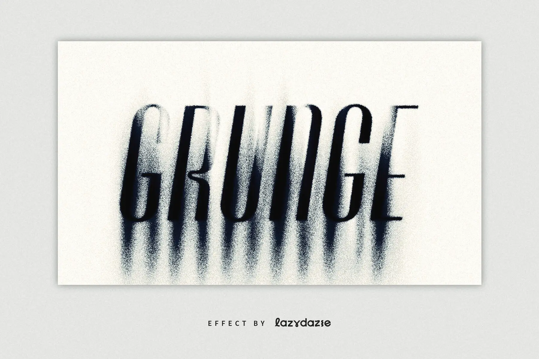 Dissolving Grain Text Effect Mockup - YouWorkForThem