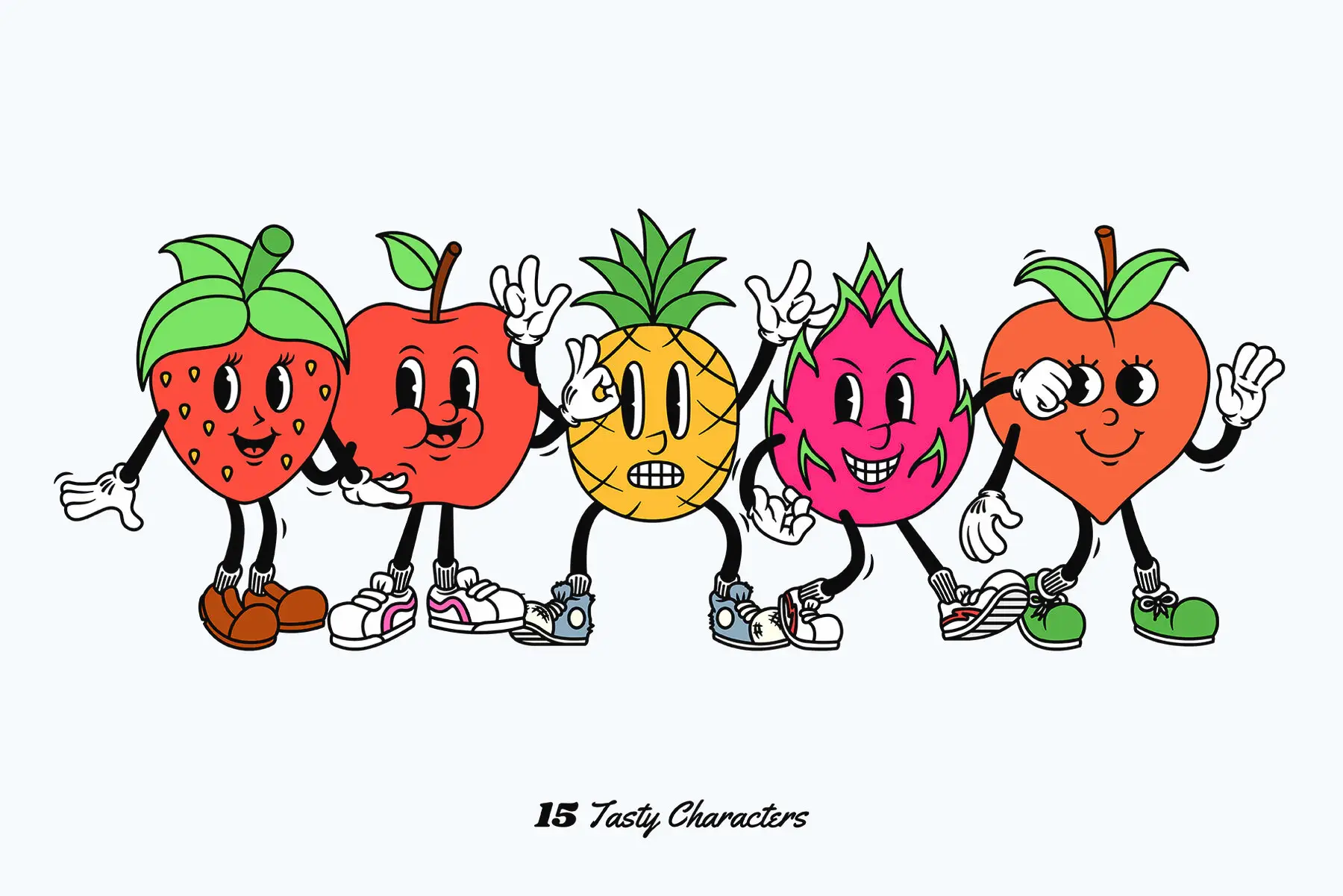 Tutti Frutti Cartoon Characters Cartoon - YouWorkForThem