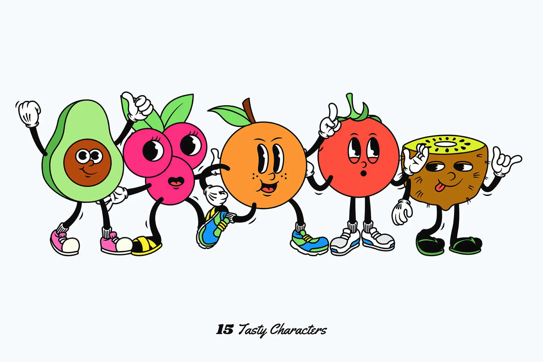 Tutti Frutti Cartoon Characters Cartoon - YouWorkForThem