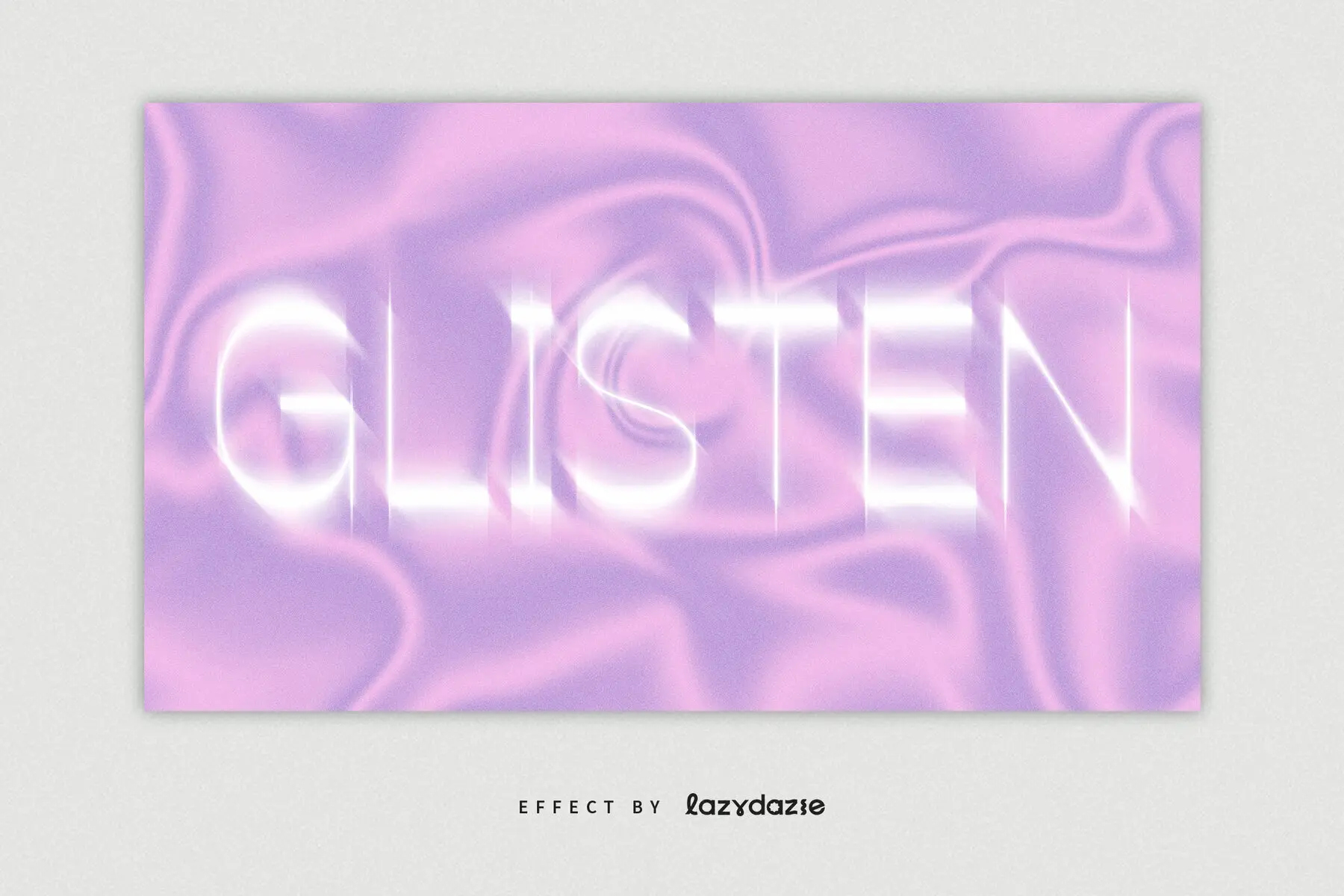 Soft Glowy Text Effect Mockup - YouWorkForThem
