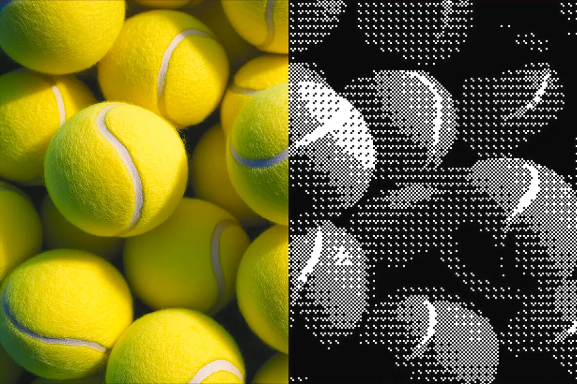 Dithering Bitmap Effect Graphics - YouWorkForThem