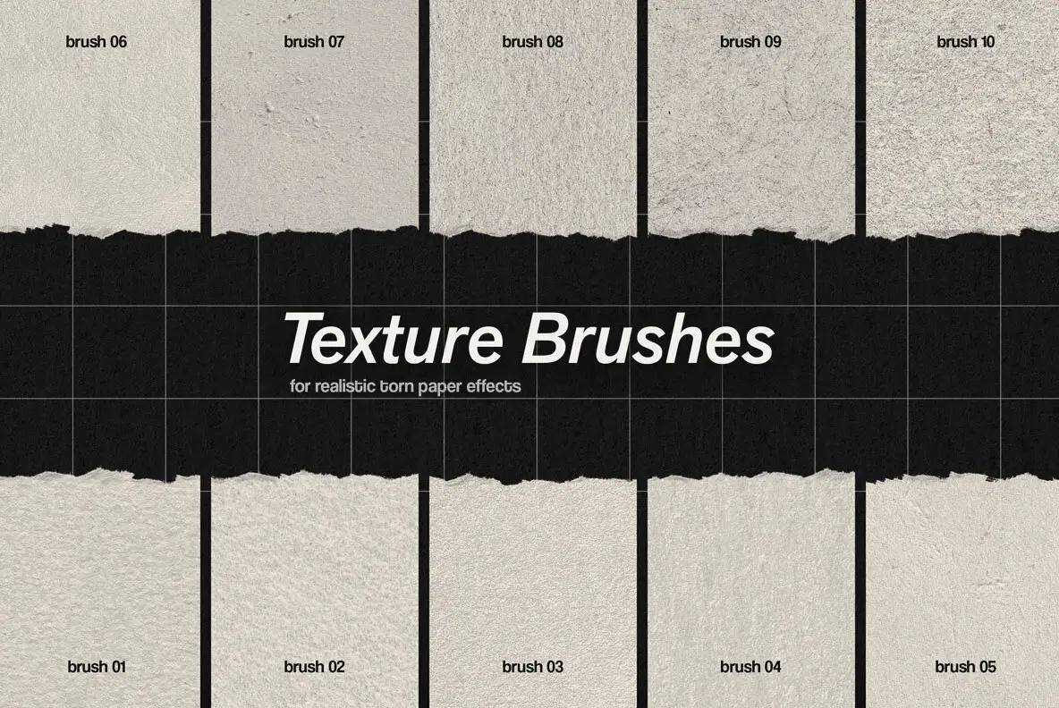Affinity Torn Paper Brushes and Textures - YouWorkForThem