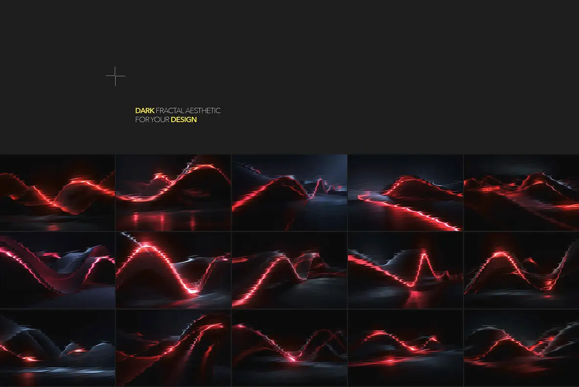 Neon Red Abstract Gradients Graphics - YouWorkForThem