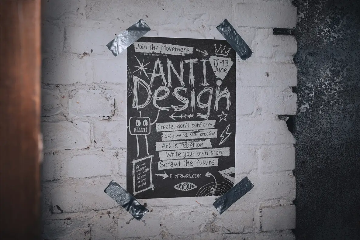 Basement Poster Mockup Bundle Mockups - YouWorkForThem