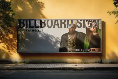 Entrance Billboard Mockup Mockups - YouWorkForThem