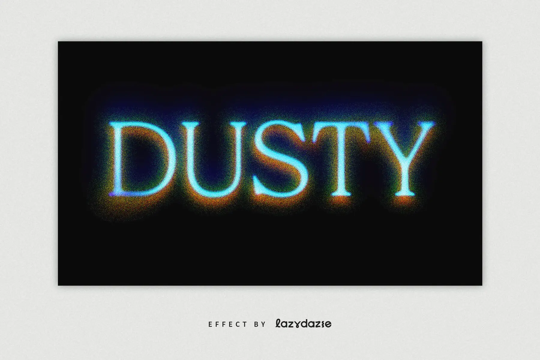 Dissolving Text Effect Mockup - YouWorkForThem