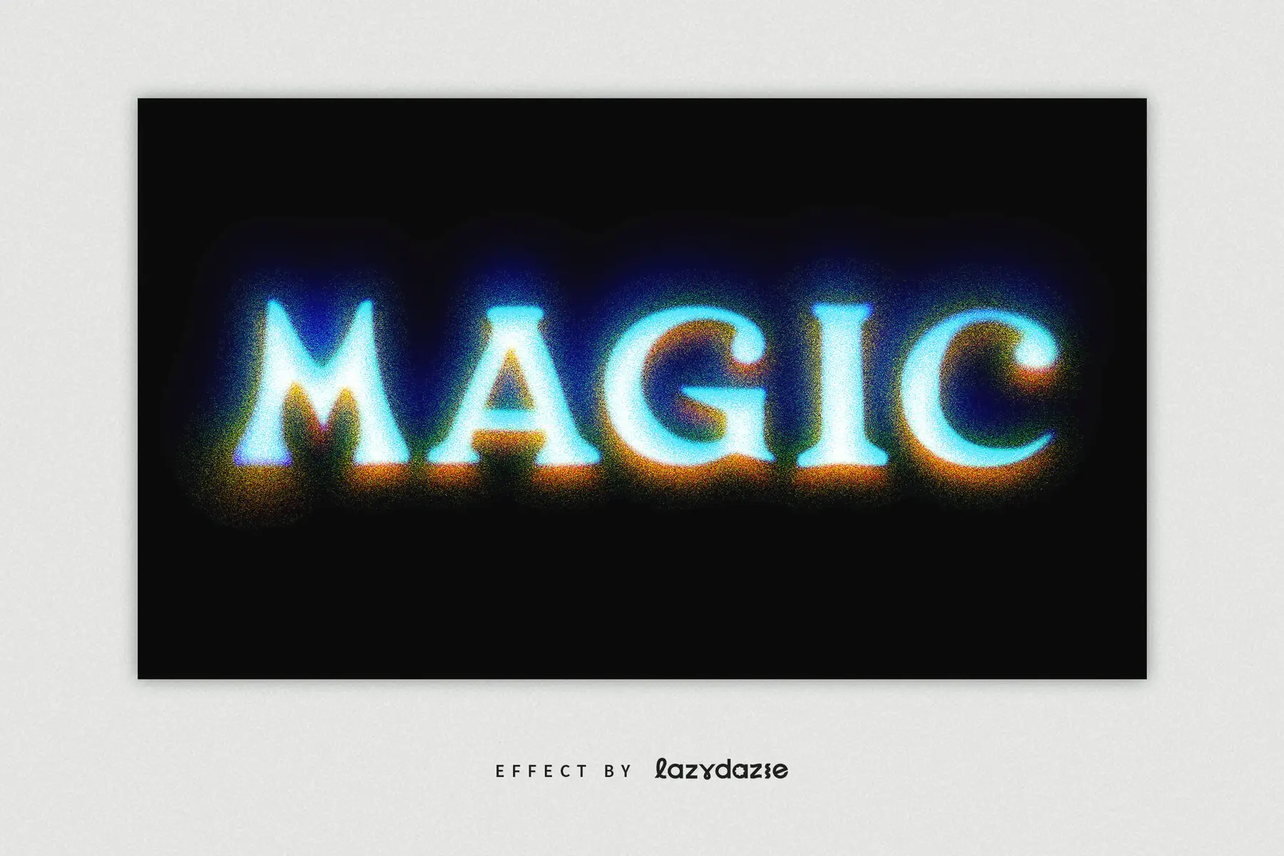 Dissolving Text Effect Mockup - YouWorkForThem