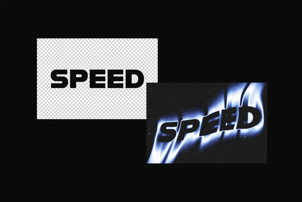 Liquid Speed Distortion Text Effect - YouWorkForThem