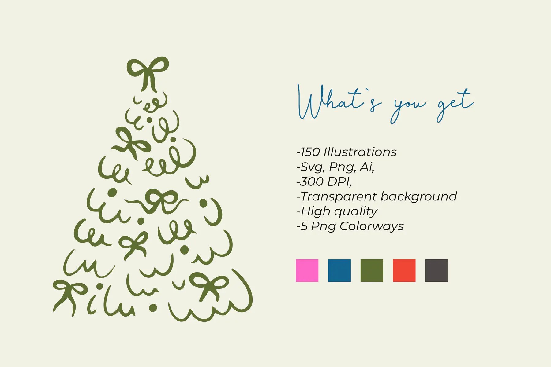 Christmas Clipart Bundle Graphics - YouWorkForThem