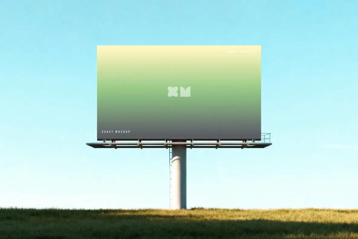 Minimalist Billboard Mockup Mockups - YouWorkForThem