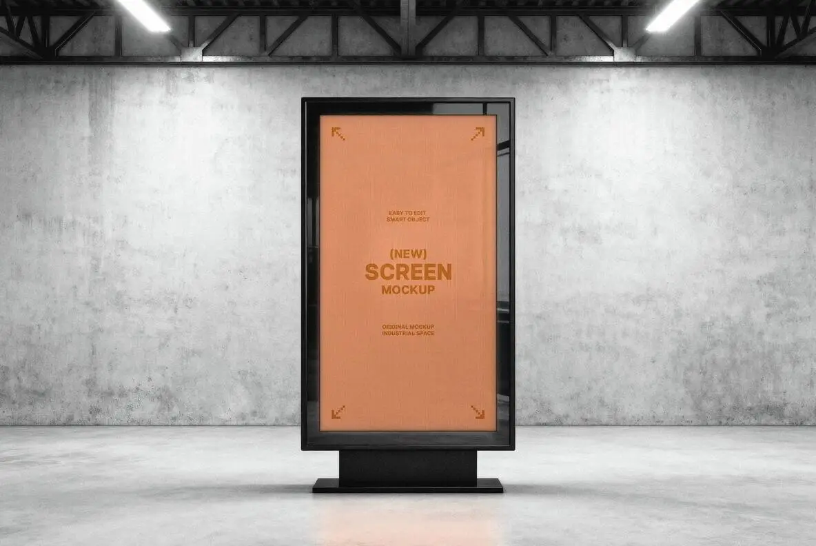 Industrial Vertical Screen Mockup Graphics - YouWorkForThem